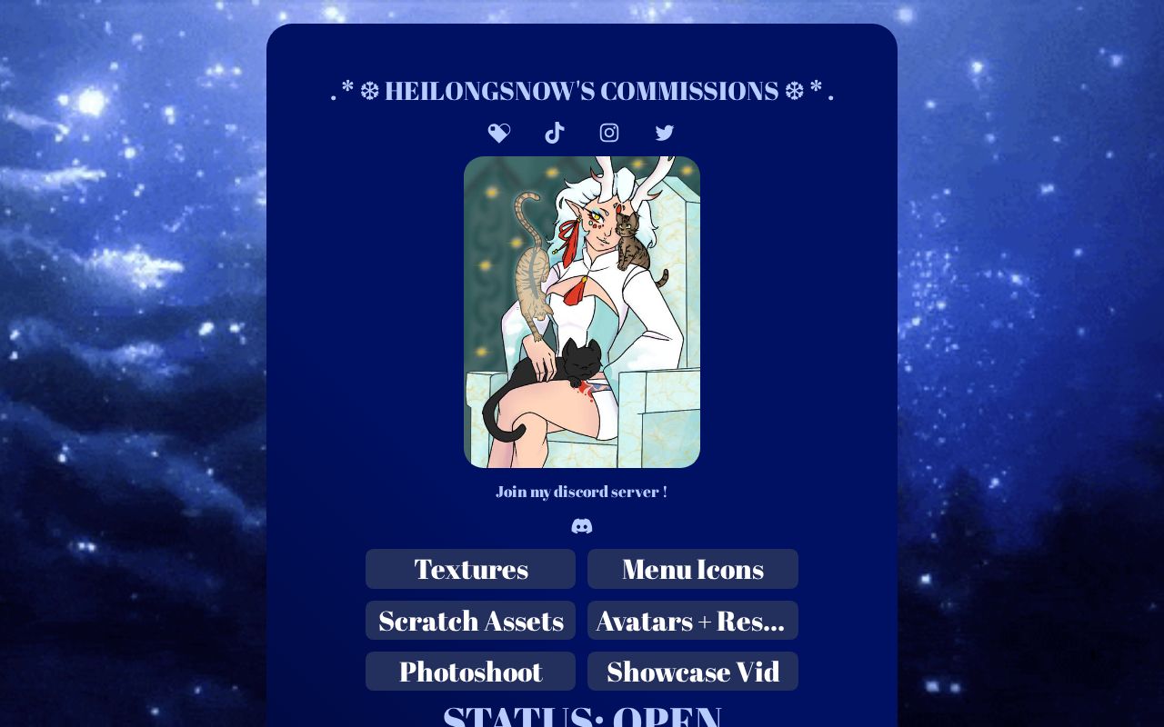 HEILONGSNOW'S COMMISSIONS